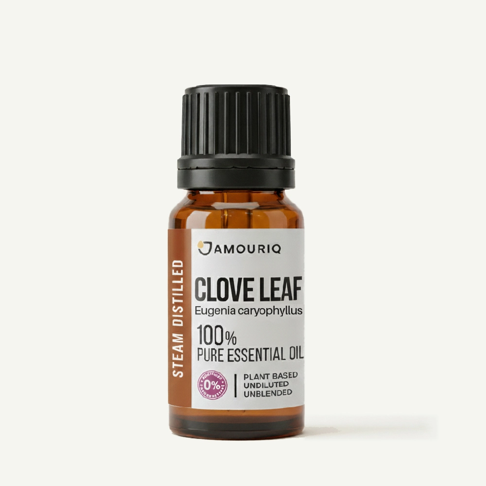 Clove Leaf Essential Oil Steam-Distilled 100% Pure - AMOURIQ